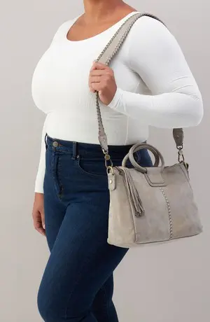 Hobo Medium Leather Satchel