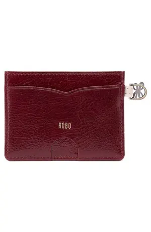 Hobo Charm Leather Card Case