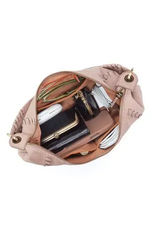 Hobo Mini Opal Leather Shoulder Bag - Hazel