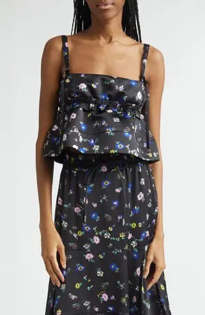 Sacai Elasticated Camis Tanks For Women
