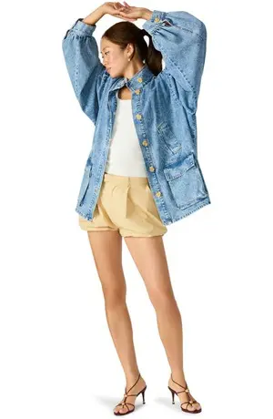 Steve Madden Marceline Denim Shirt Jacket