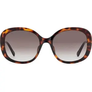 Fossil Gradient Oval Sunglasses Havana/brown Sf