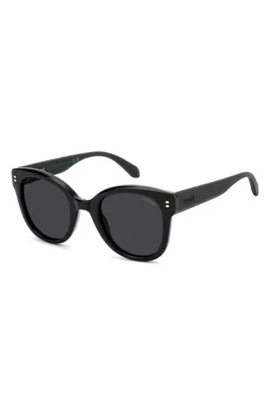POLAROID 50mm Polarized Round Sunglasses
