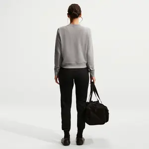 Nike High-waisted Full-length Knit Jogger Pants - Black
