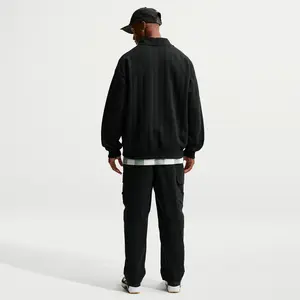 Nike Therma-fit Oversized 1/2-zip Top - Black