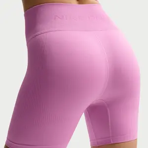 Nike Pro Seamless Dri-fit High-waisted 5" Biker Shorts - Purple