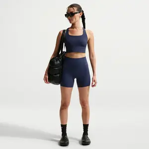 Nike Zenvy Light-support Padded Longline Sports Bra - Blue