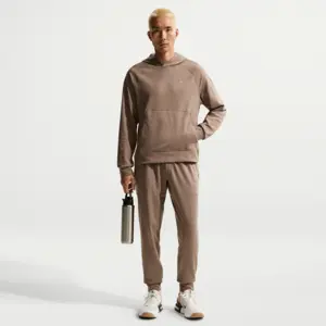 Nike Dri-fit Uv Protection Pullover Performance Hoodie - Brown