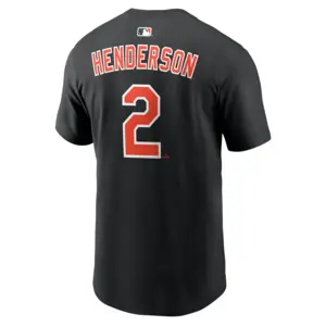 Nike Gunnar Henderson Baltimore Orioles Mlb T-shirt - Black