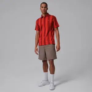 JORDAN Sport Dri-fit Printed Golf Polo - Red