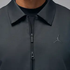 JORDAN Full-zip Golf Jacket - Black