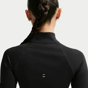 Nike Dri-fit Fitted 1/2-zip Running Top - Black