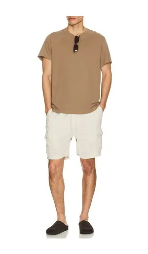 Onia Air Linen Pull On Cargo Short
