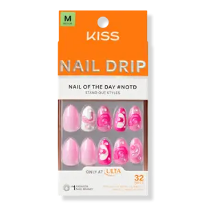 Kiss Drip Press On Nails - Cheerful Meadow