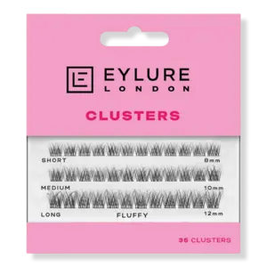 EYLURE Fluffy Faux Mink Individual Cluster Eyelashes - One-color