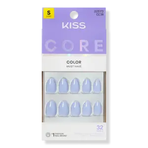 Kiss Core Color Short Almond Press On Nails - Flee