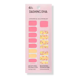 DASHING DIVA Gloss, Gel Nail Polish Strips, Busy Bee - One-color