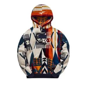 Retro Patchwork Hoodies