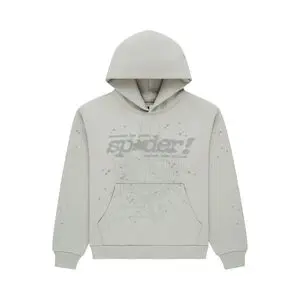 SP5DER Tonal Punk V2 Hoodie - Grey