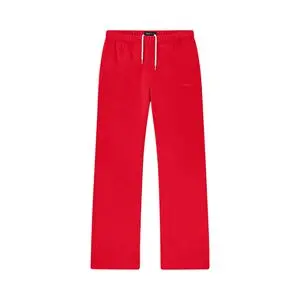 PURPLE BRAND Fleece Flared Pant - Red