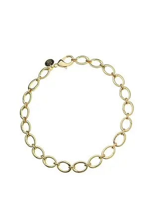 JANE WIN Latch Charm Chain Necklace - Gold