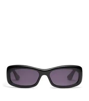 PORT TANGER Acetate Saudade Sunglasses - Black