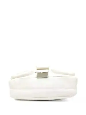 Prada 2015-2025 Buckle Shoulder Bag - White