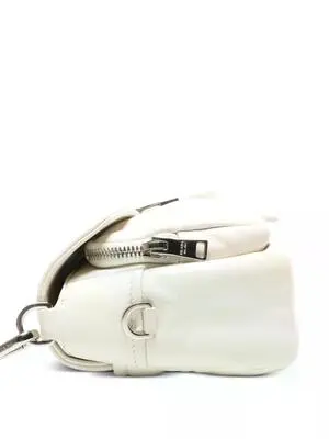 Prada 2015-2025 Buckle Shoulder Bag - White