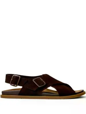 Camper Lluc Slingback Sandals - Brown