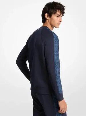 Michael Kors Cotton-blend Crewneck Pullover