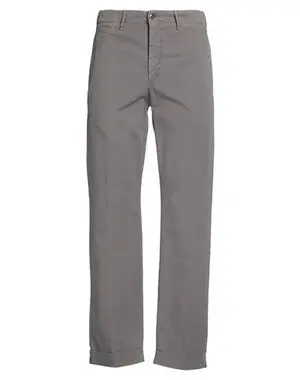 Incotex INCOTEX Tailored Cotton Elastane Trousers Grey