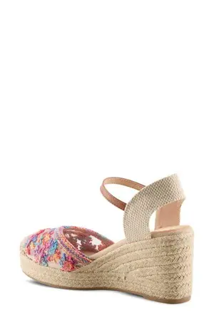 SPRING STEP SHOES Espadrille Platform Wedge Sandal