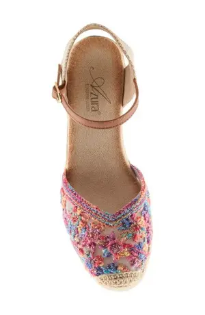 SPRING STEP SHOES Espadrille Platform Wedge Sandal