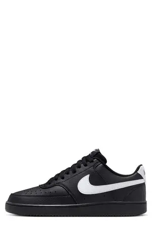 Nike Court Vision Low Sneaker - 010 Black/black/white