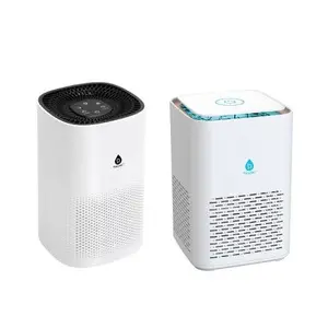 PURSONIC True Hepa Air Purifier Duo4-stage Large Room Purifier + Compact 3-stage Purifier Set - White
