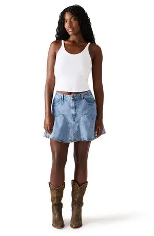 Steve Madden Melany Denim Mini Skirt