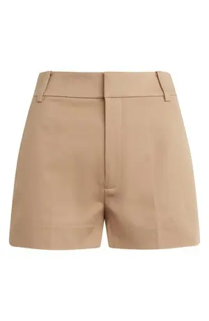 FAVORITE DAUGHTER Stretch Cotton Blend Twill Shorts