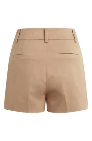 FAVORITE DAUGHTER Stretch Cotton Blend Twill Shorts