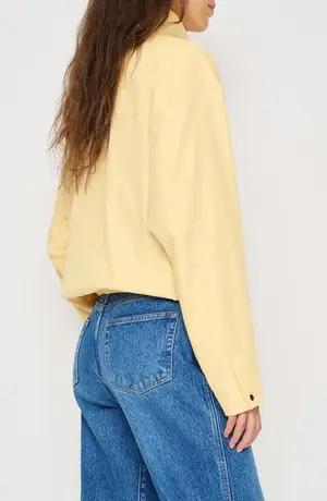 REFORMATION Lennon Jacket - Butter Yellow