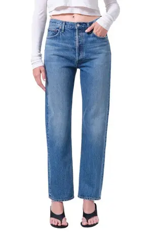 AGOLDE 90s Pinch High Waist Straight Leg Jeans - Circulate Ind
