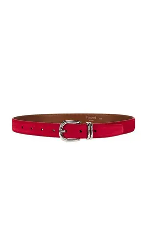 FLATTERED Beatrice Suede Belt - Cherry Suede