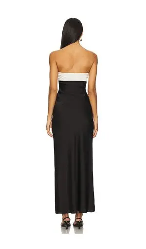 NIA Maxi Dress With Colorblocked Detail