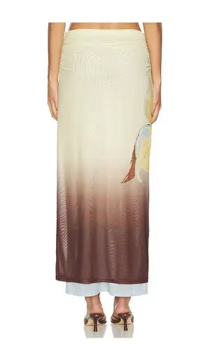 SOVERE / Dahlia Printed Mesh Skirt