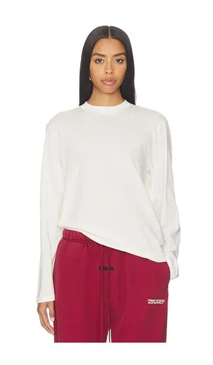 Fear Of God Classic Fit Long Sleeve Tee - Ivory
