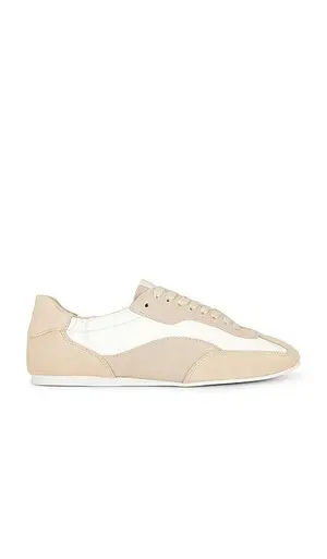 Simkhai Georgie Leather Combo Sneakers - Cream