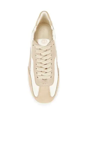 Simkhai Georgie Leather Combo Sneakers - Cream
