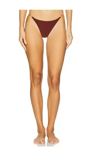 SHANI SHEMER Tyro Bikini Bottom - Burgundy