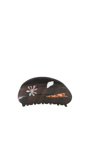 CASA CLARA Kaia Hair Claw Clip - Deep Brown Shell