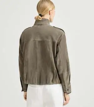 Brunello Cucinelli Suede Jacket - Brown