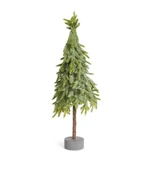 Harrods Mini Glitter Indoor Tree - Green